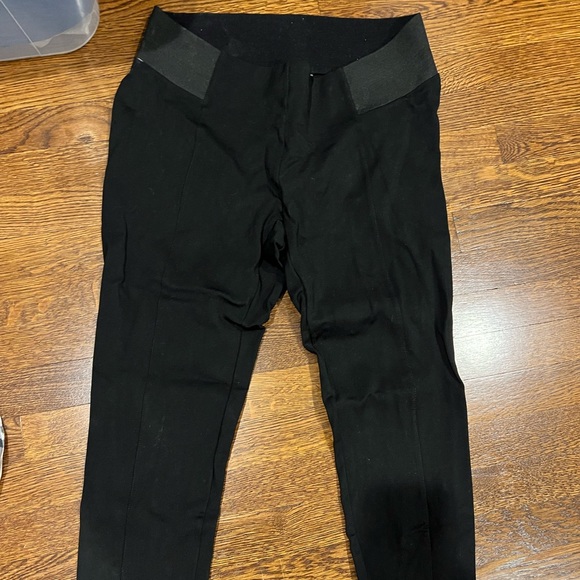 A Pea in the Pod | Pants & Jumpsuits | Side Panel Black Stretch Pants ...